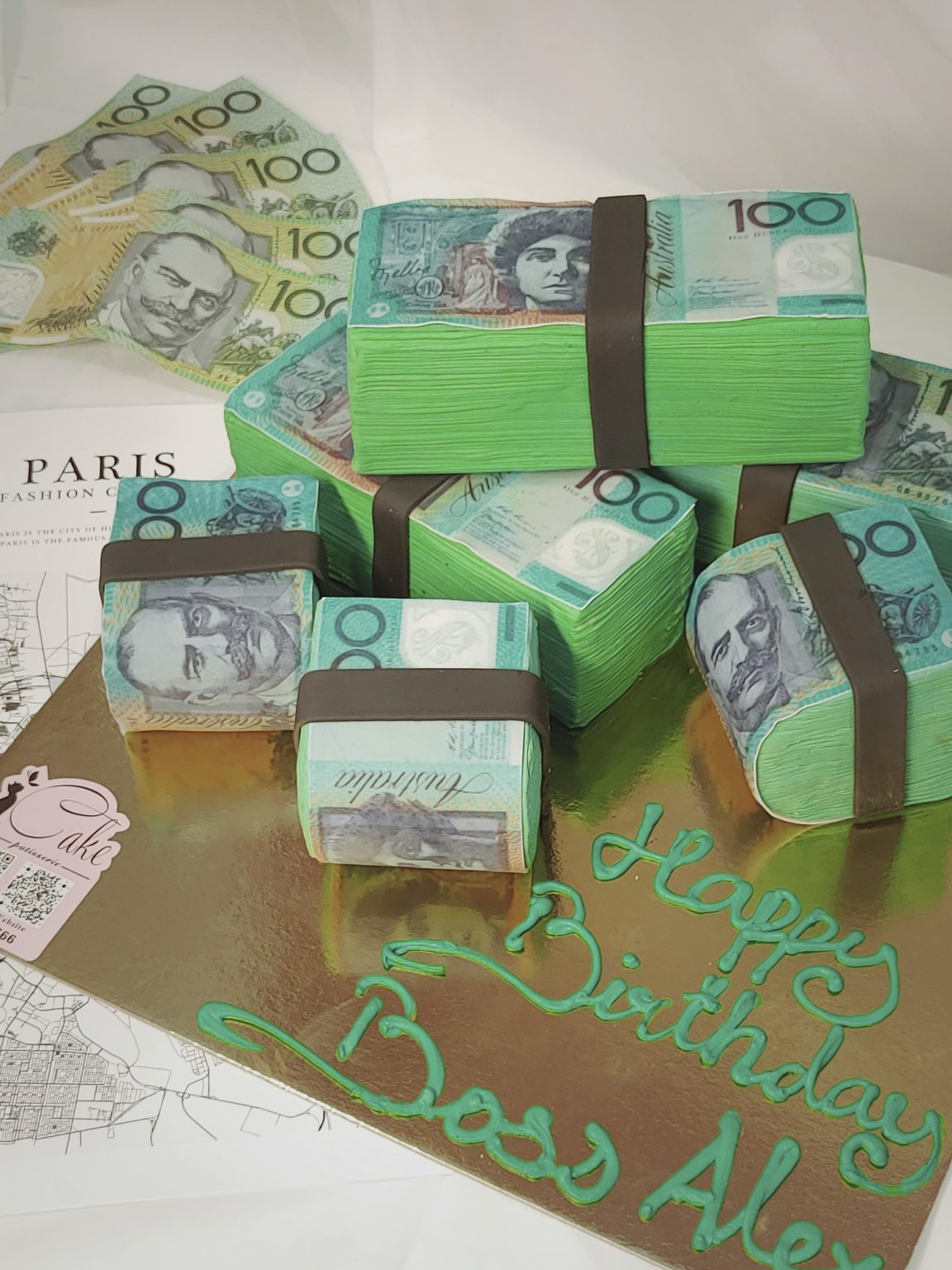 Indulge in Luxury with iCake's "Money Money Money" Cake Design - iCake ...