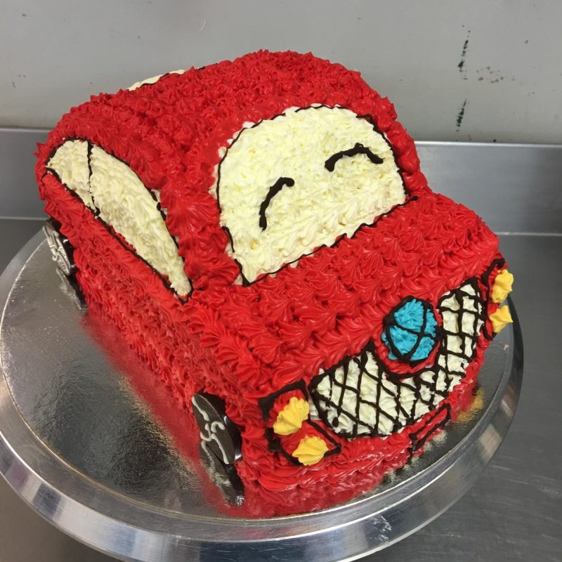 Rev Up Your Celebrations with Our Stunning Red Sport Car Cake | iCake ...