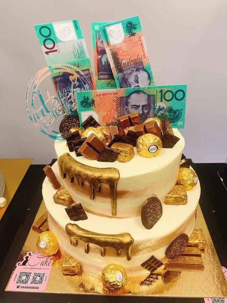 Indulge in Luxury: iCake's Golden Nugget Money Cake Delights! - iCake ...