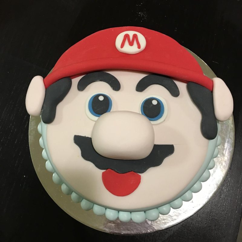 Enter the Mushroom Kingdom with iCake's Mario Fondant Cake: A Sweet ...
