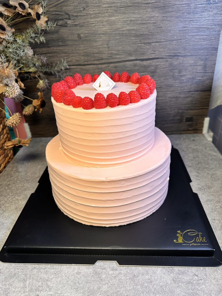 Raspberry Elegance Delight Cake by iCake Melbourne - iCake | Melbourne ...